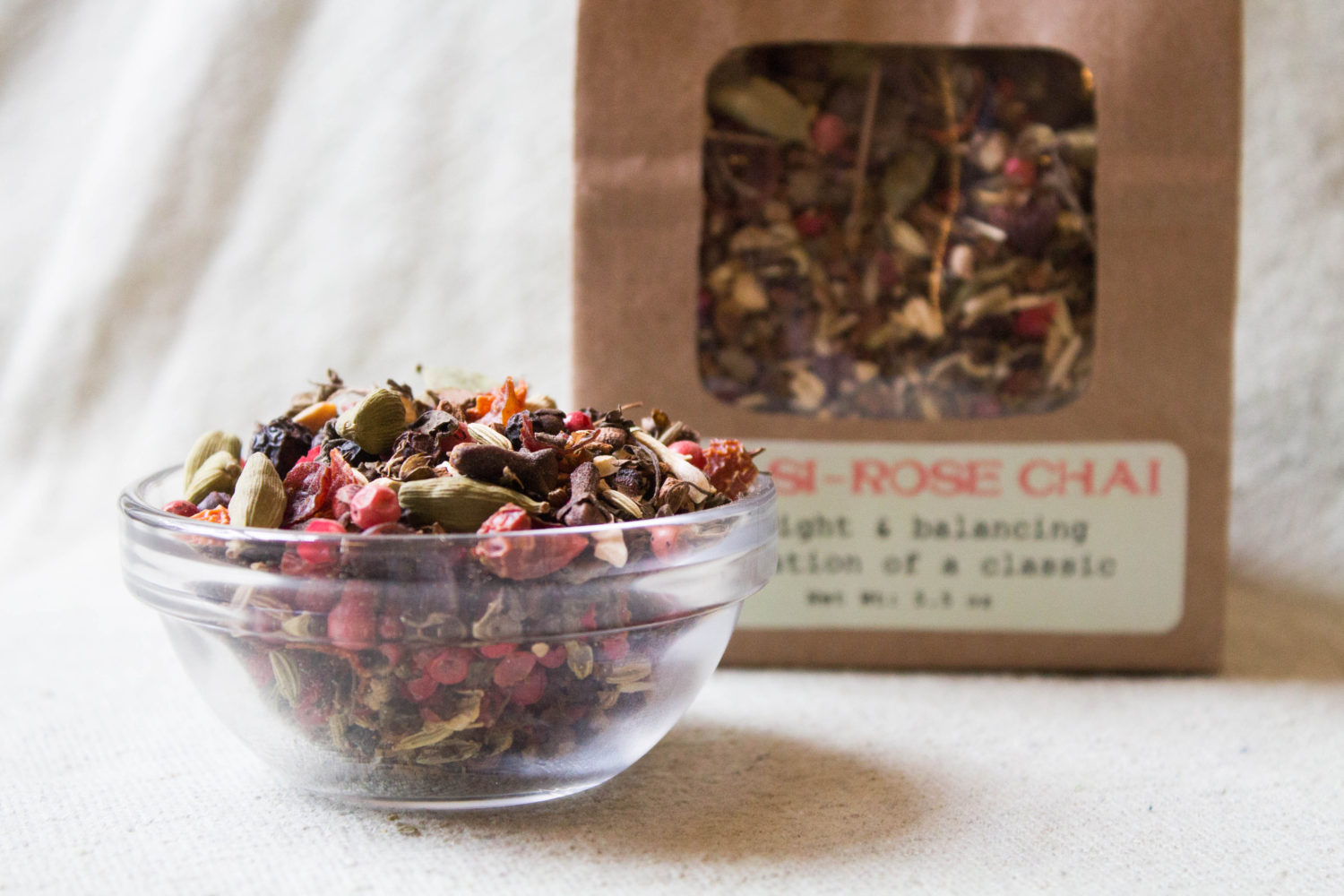 Tulsi-Rose Chai - Tonic Herb Shop